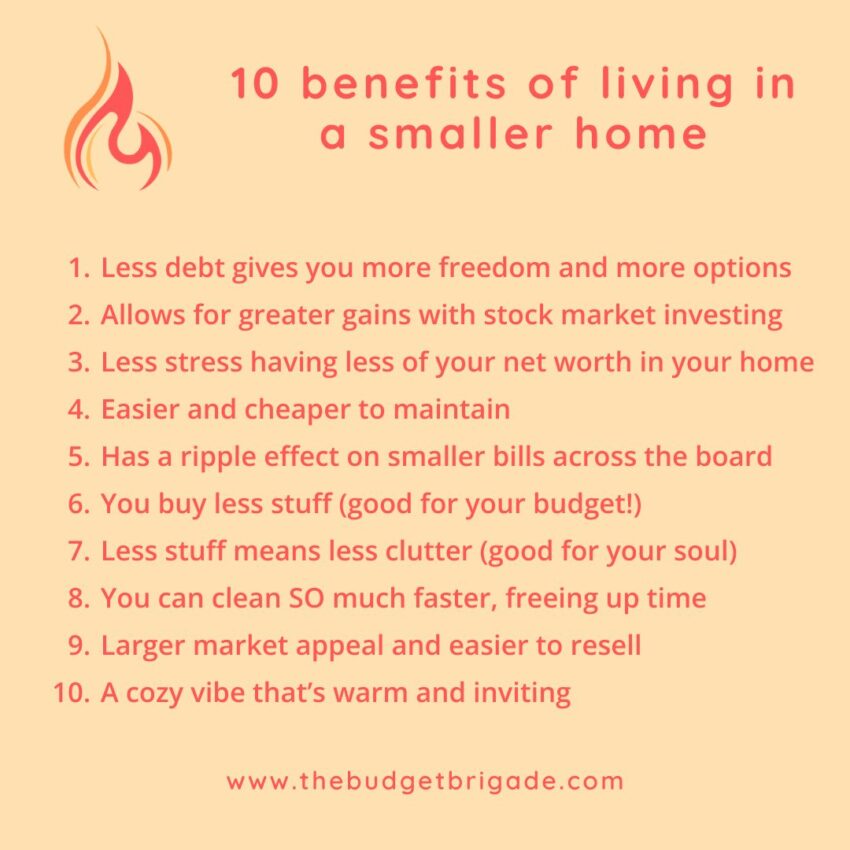 The Benefits of Living in a Smaller Home
